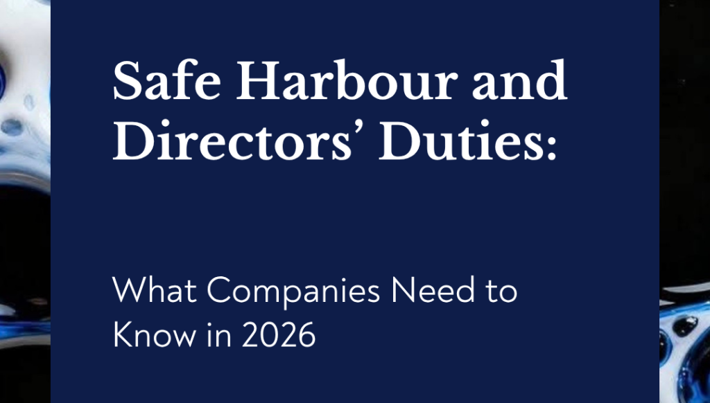 Safe Harbour for Directors in Australia: What You Need to Know
